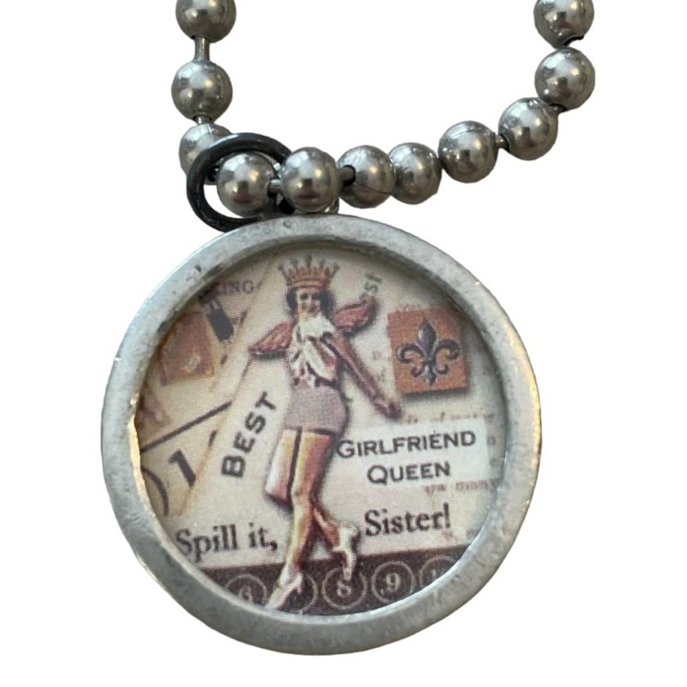Original Art Glass Double Sided Pendant/Necklace Best… - Gem
